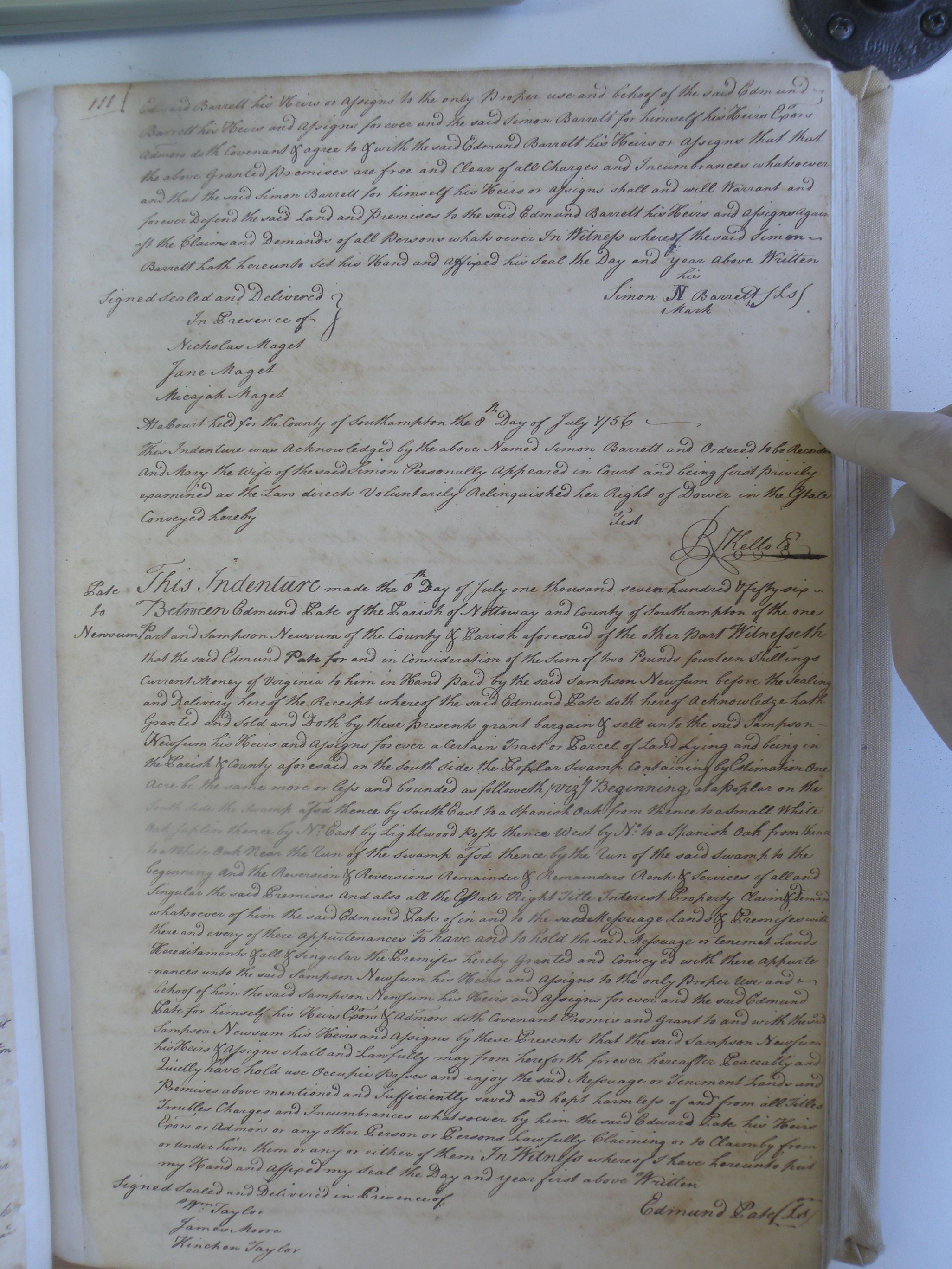 Deed Book 2 1753 - 1760