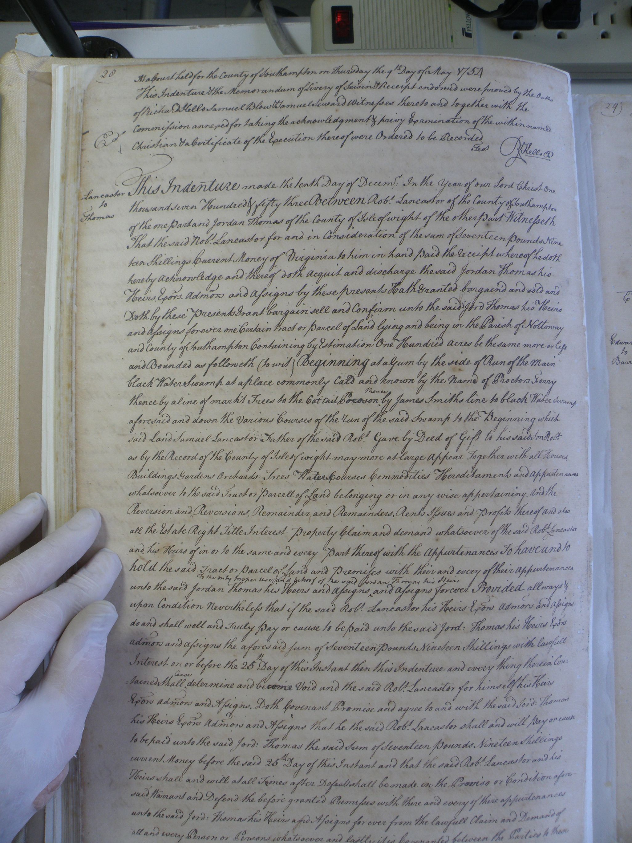 Deed Book 2 1753 - 1760