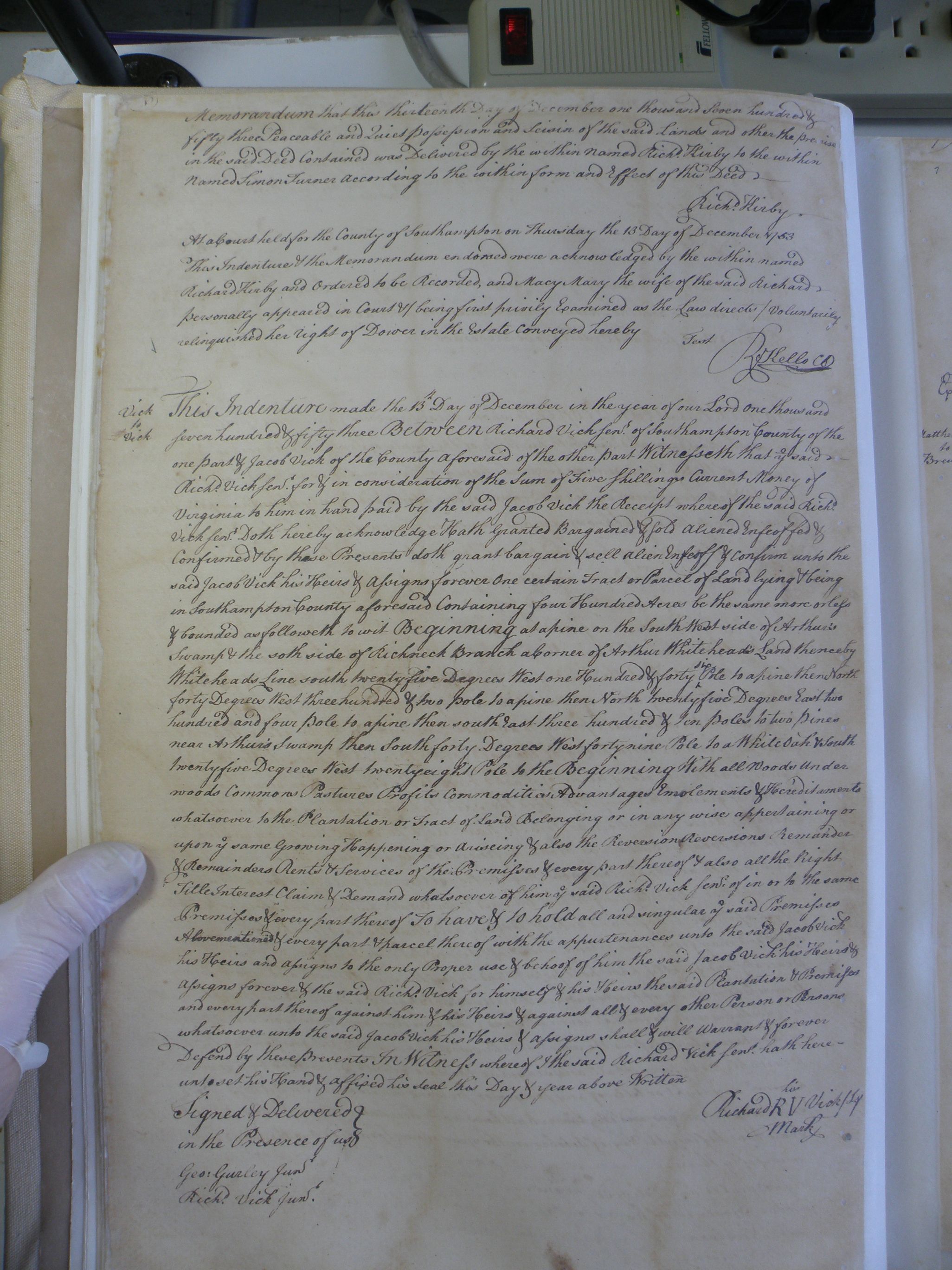 Deed Book 2 1753 - 1760