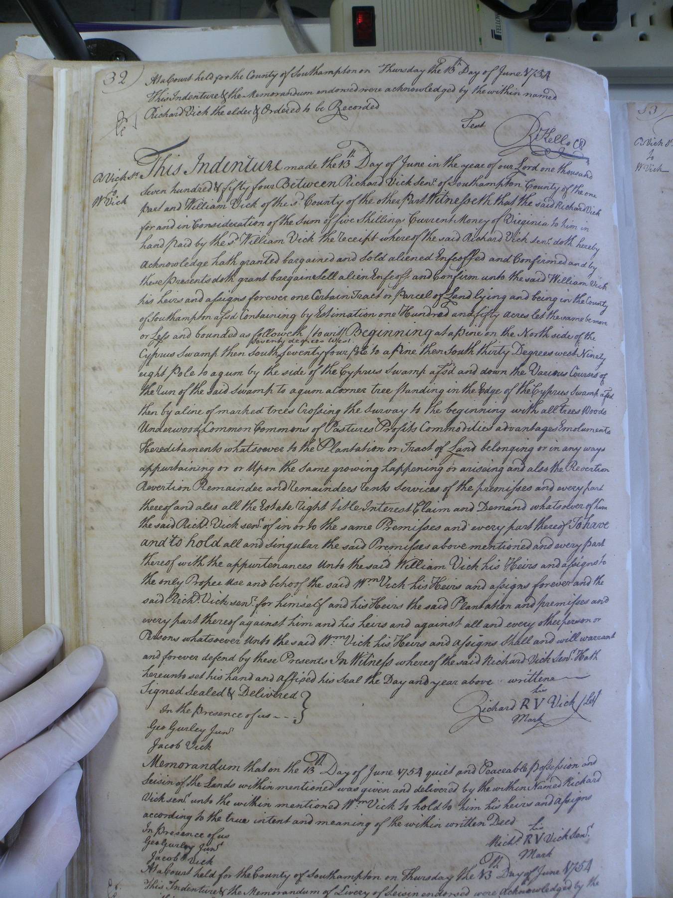 Deed Book 2 1753 - 1760