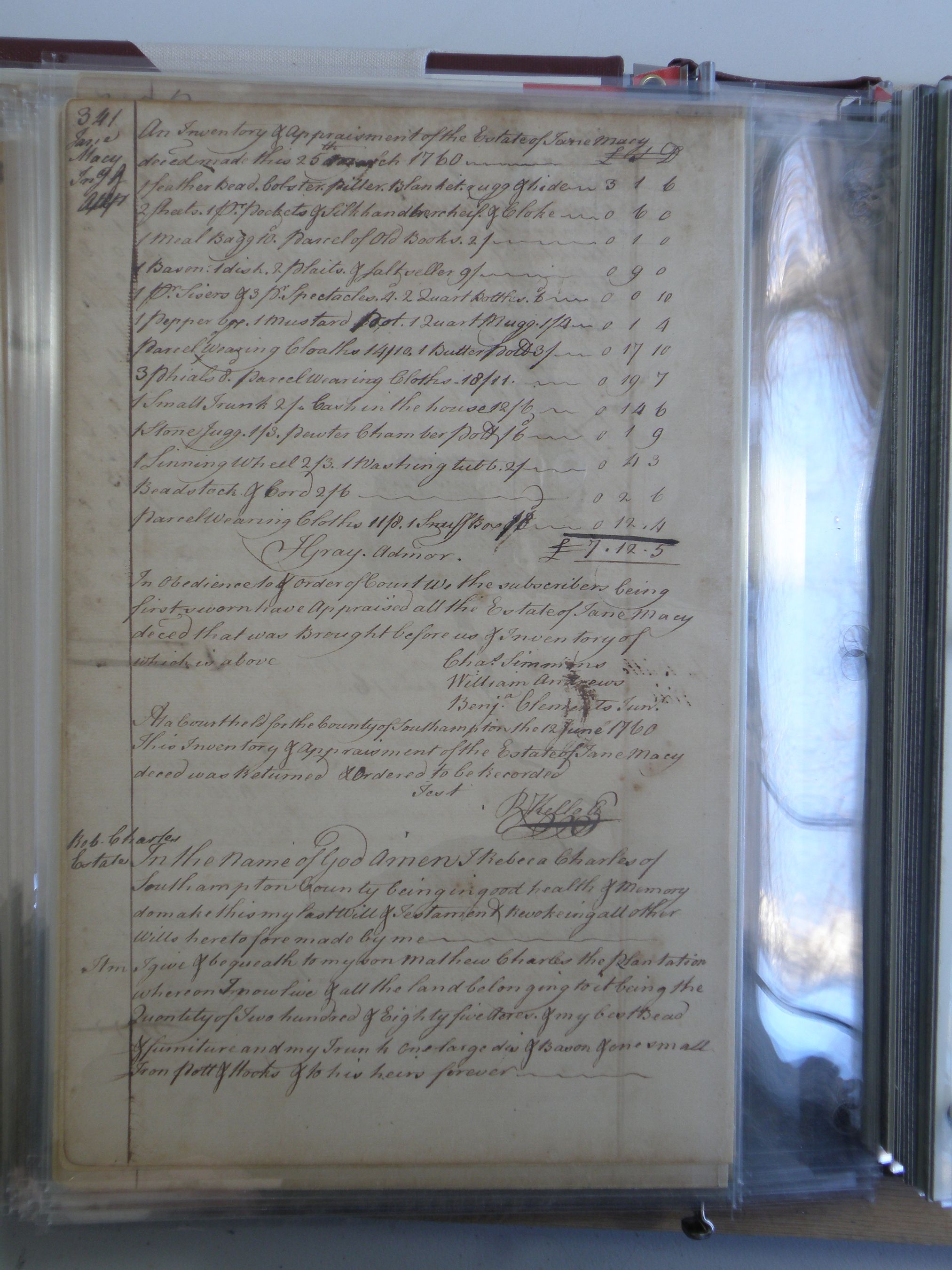 Will Book 1 1747 - 1759